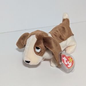 Ty | Toys | Tracker Ty Plush Dog In Brown And White | Poshmark